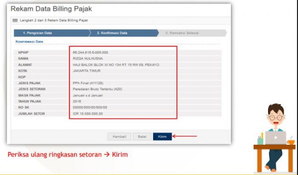 Cara membuat kode billing untuk membayar pajak - Sadar Pajak
