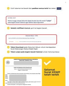 Permohonan KSWP - Sadar Pajak