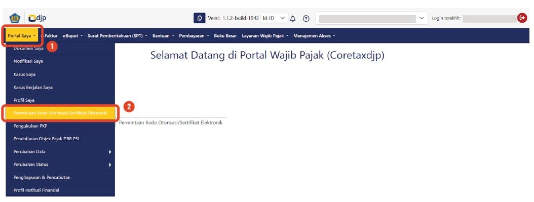 Sertifikat Digital Coretax - Sadar Pajak